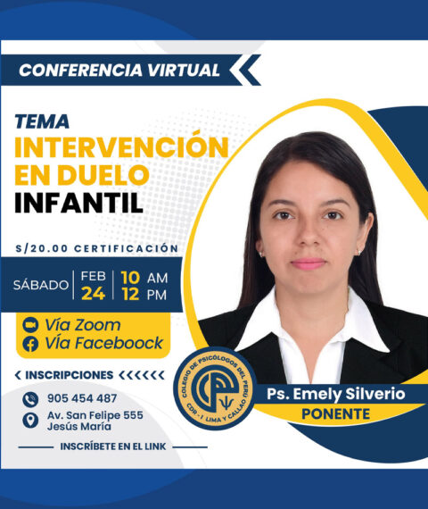 Intervención en duelo infantil | Colegio de Psicólogos de Lima y Callao